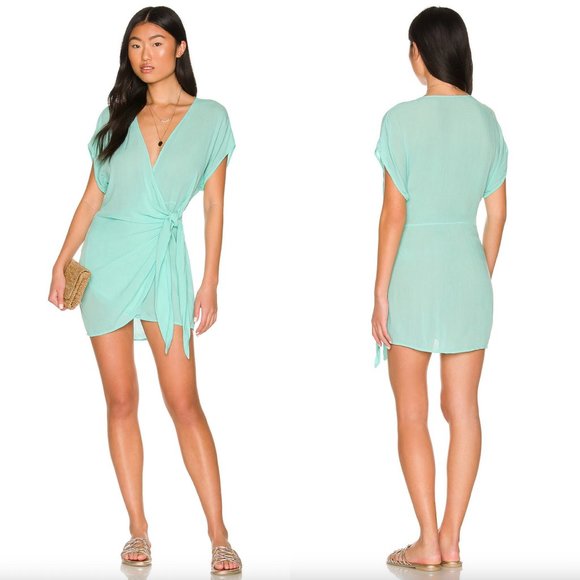 Vix Paula Hermanny | Swim | Vix Swimwear Emily Caftan Coverup Aqua ...